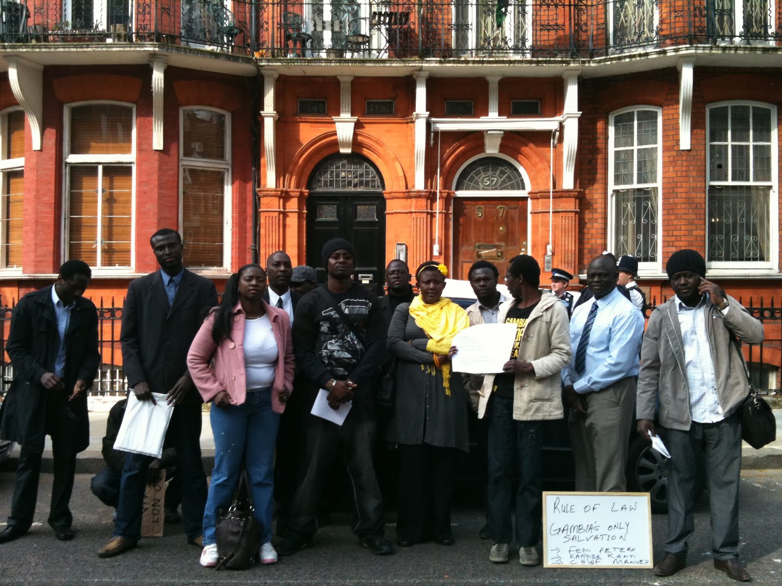 UDP LEADER: Healthy Turn Out For UDP U.K Demonstration UDP LEADER: Healthy Turn Out For UDP U.K Demonstration